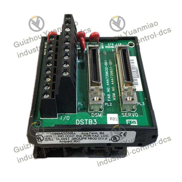 GE IC693ACC335 digital servo shaft terminal board - industrial control ...