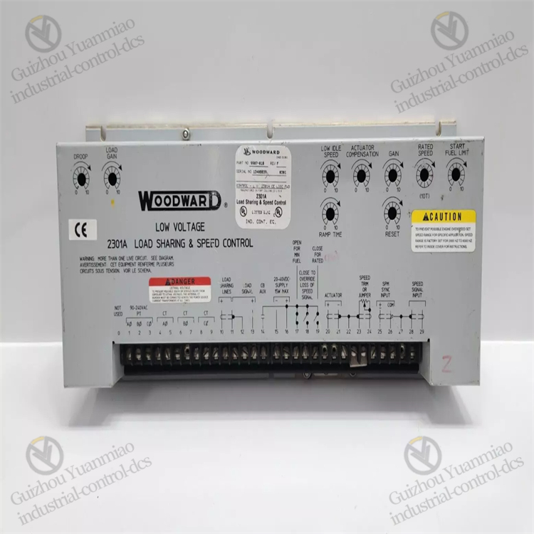 Woodward 9907-018 Forward Action Speed control module - industrial ...